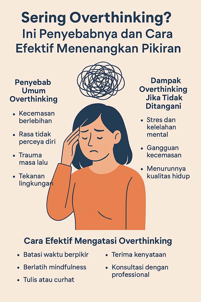 Cara Ampuh Mengatasi Overthinking dan Menenangkan Pikiran